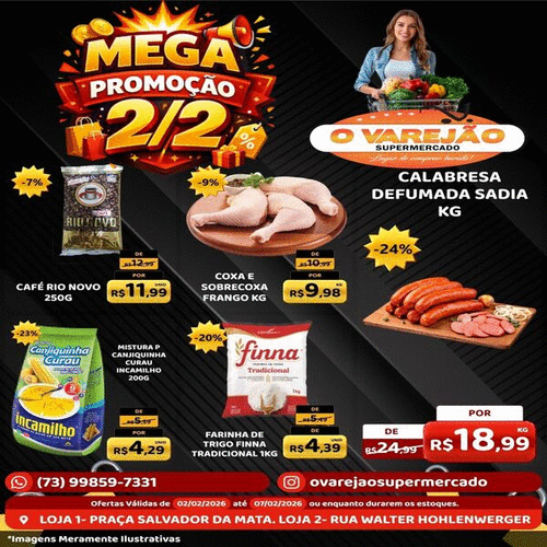 Mega Promoção no Varejão Supermercado - Giro Ipiaú